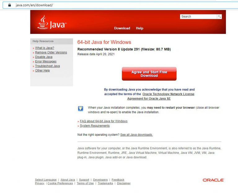 Error «This application requieres a Java Runtime Environment» o «Esta ...